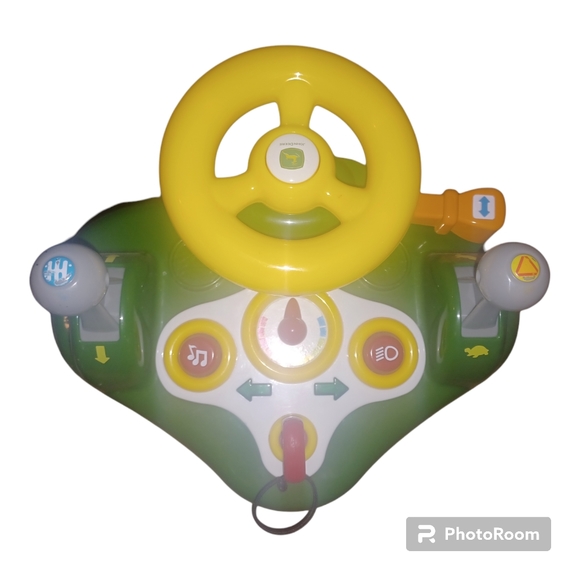 tomy | Toys | John Deere Busy Driver Cartractor Simulator Steering ...